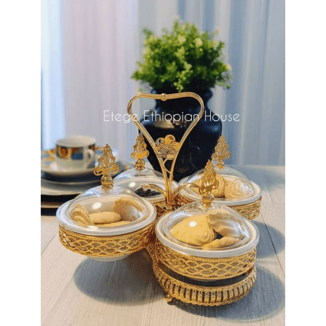 Etege Ethiopia 11 in Desserts and Cookie Serving Tray - Walmart.com