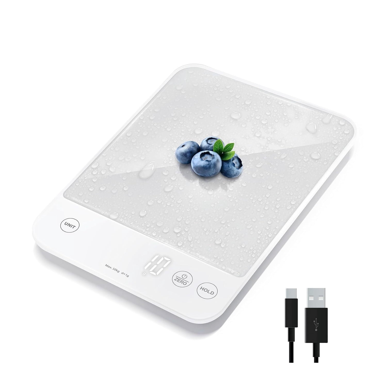 Etekcity, Digital Food Kitchen Scale, 22 lb capacity, Rechargeable ...