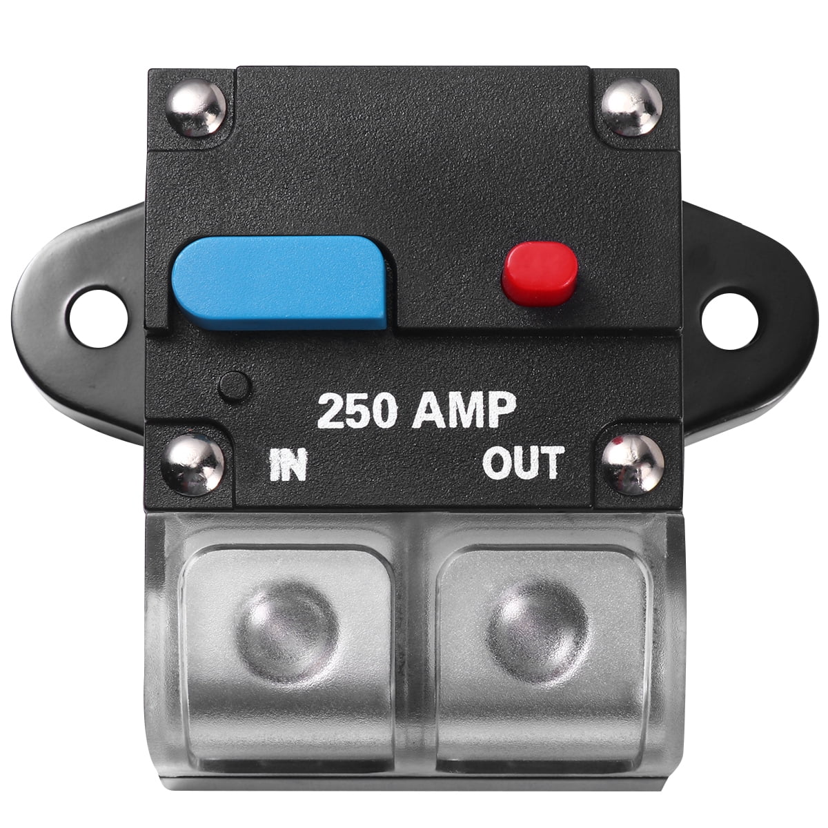 250A Car Resettable Circuit Breaker Self-recovery Fuse Manual Reset ...