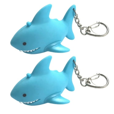 Plush Shark Doll Keychain Cartoon Shark Key Ring Key Charm Keychain Bag ...