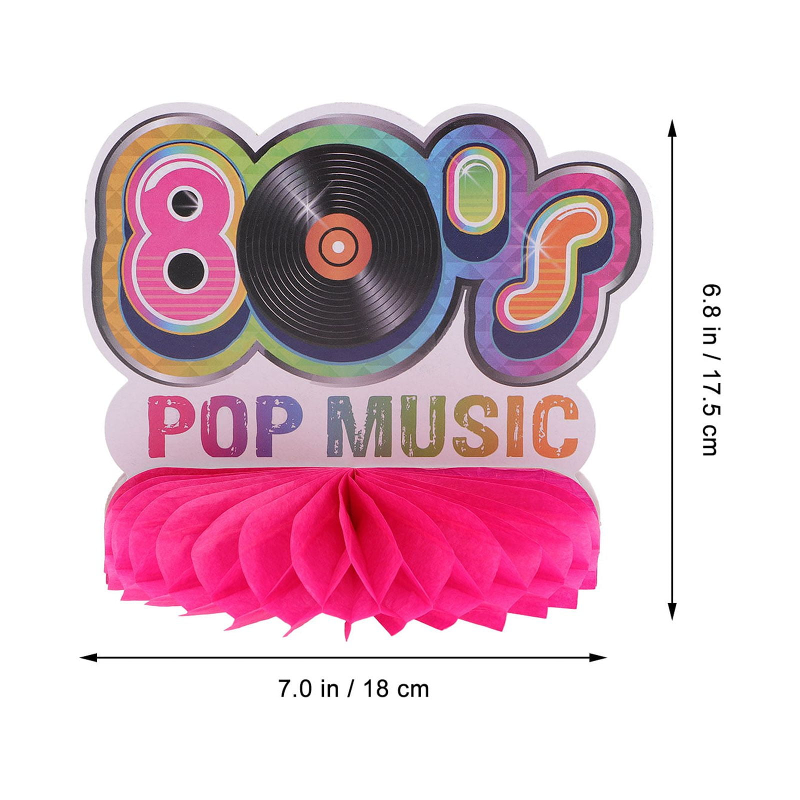 Etereauty 80S Party Favors,9Pcs Honeycomb Centerpieces 80S Party ...