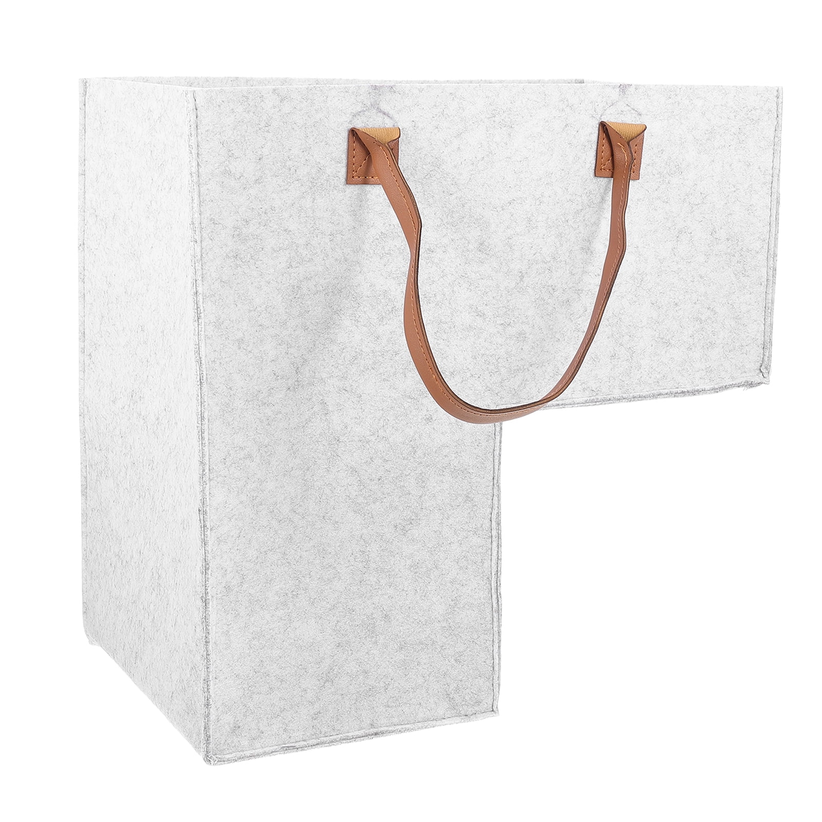 Etereauty Basket, Felt Stair Laundry Organizer, L-Shaped Storage Hamper ...