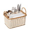 Better Homes & Gardens- Beige Oval Rattan Caddy - Walmart.com
