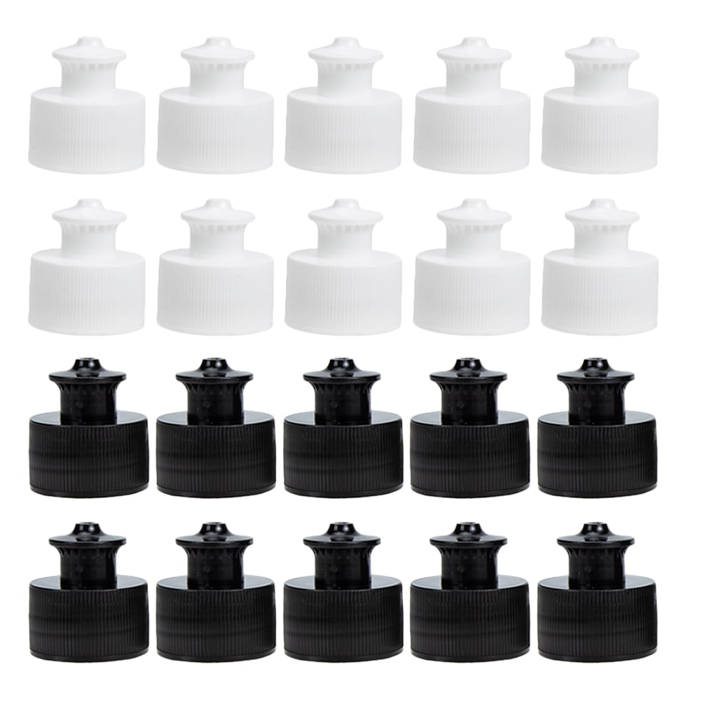 Etereauty Bottle Caps Water Cap Lids Push Pull Tops Lid Replacement ...
