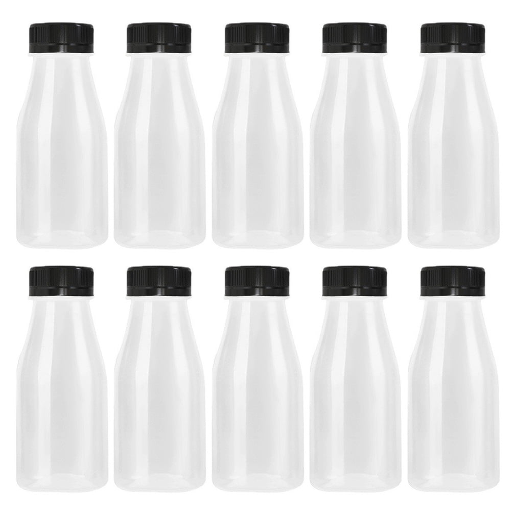 Etereauty Bottles Bottle Milkplasticcaps Container Beverage Water Jar ...