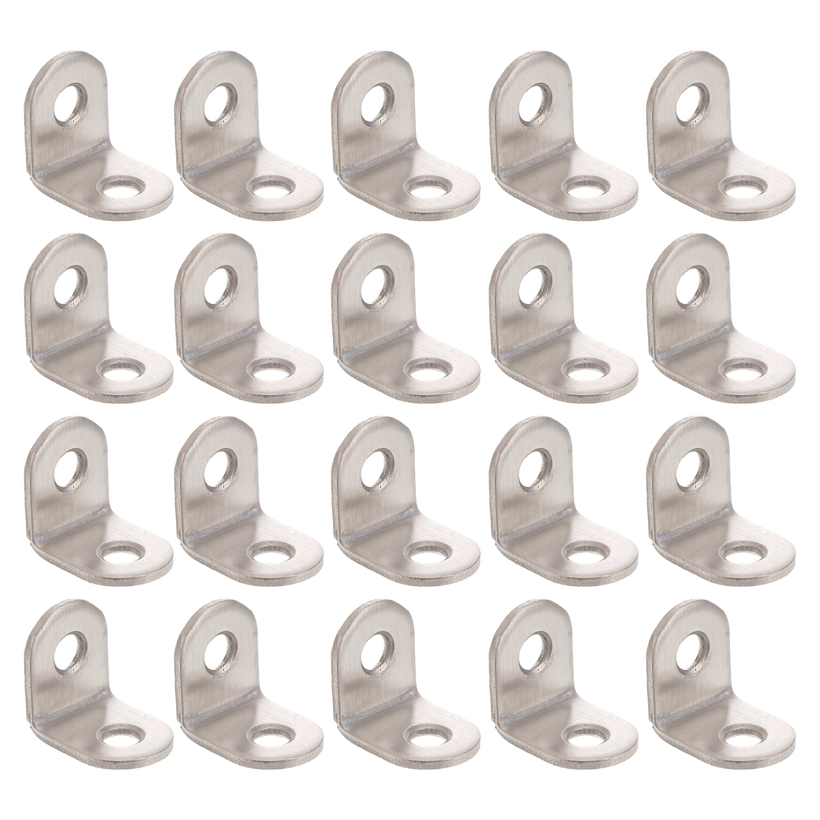 20Pcs 20mm x 20mm x 16mm Corner Braces Right Angle Brackets Fasteners ...