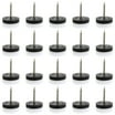 Uxcell Nail on Furniture Glides, 25 Pack 17.5mm Plastic Furniture Feet ...