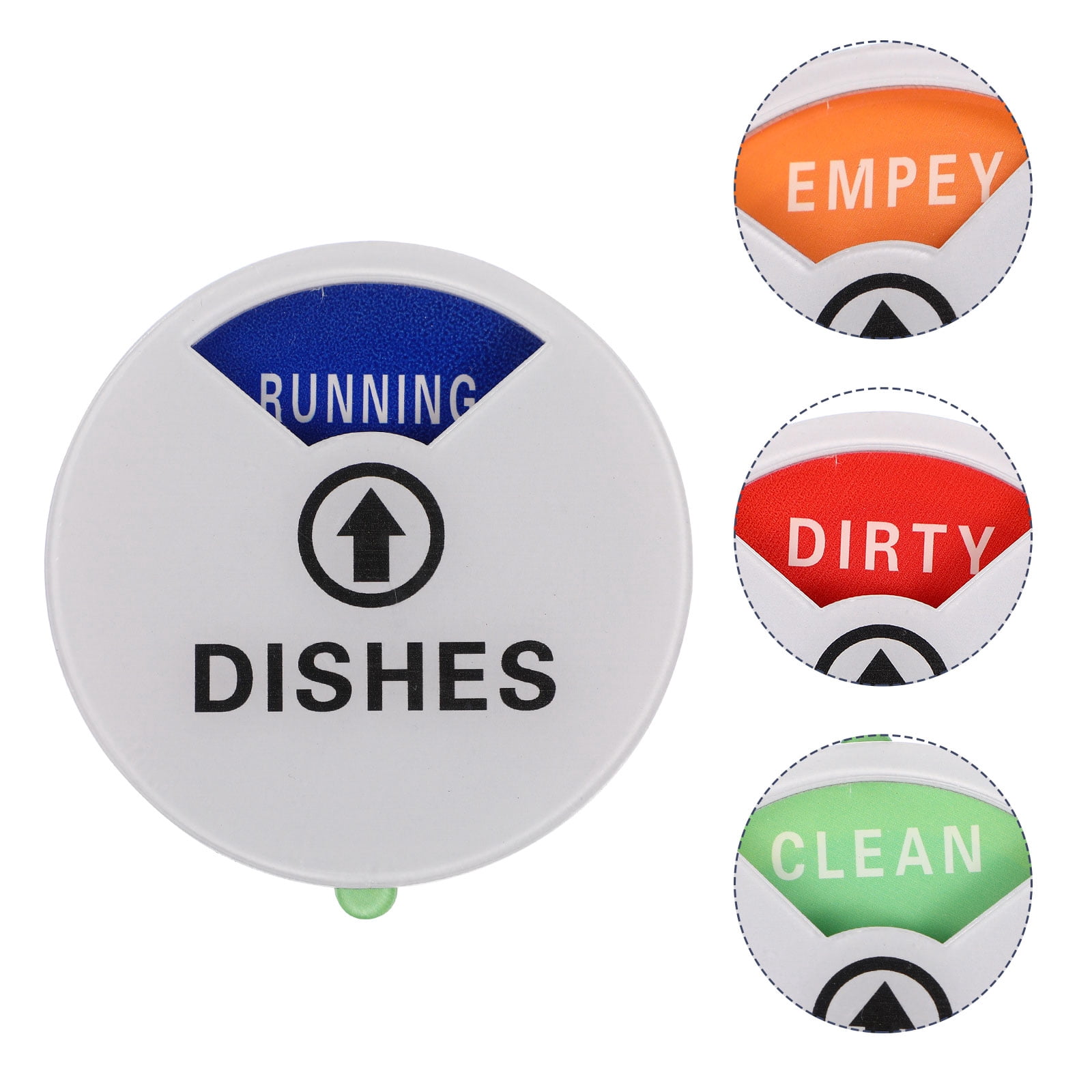 Etereauty Dishwasher Indicator,Dishwasher Magnet Sign Indicator Non ...