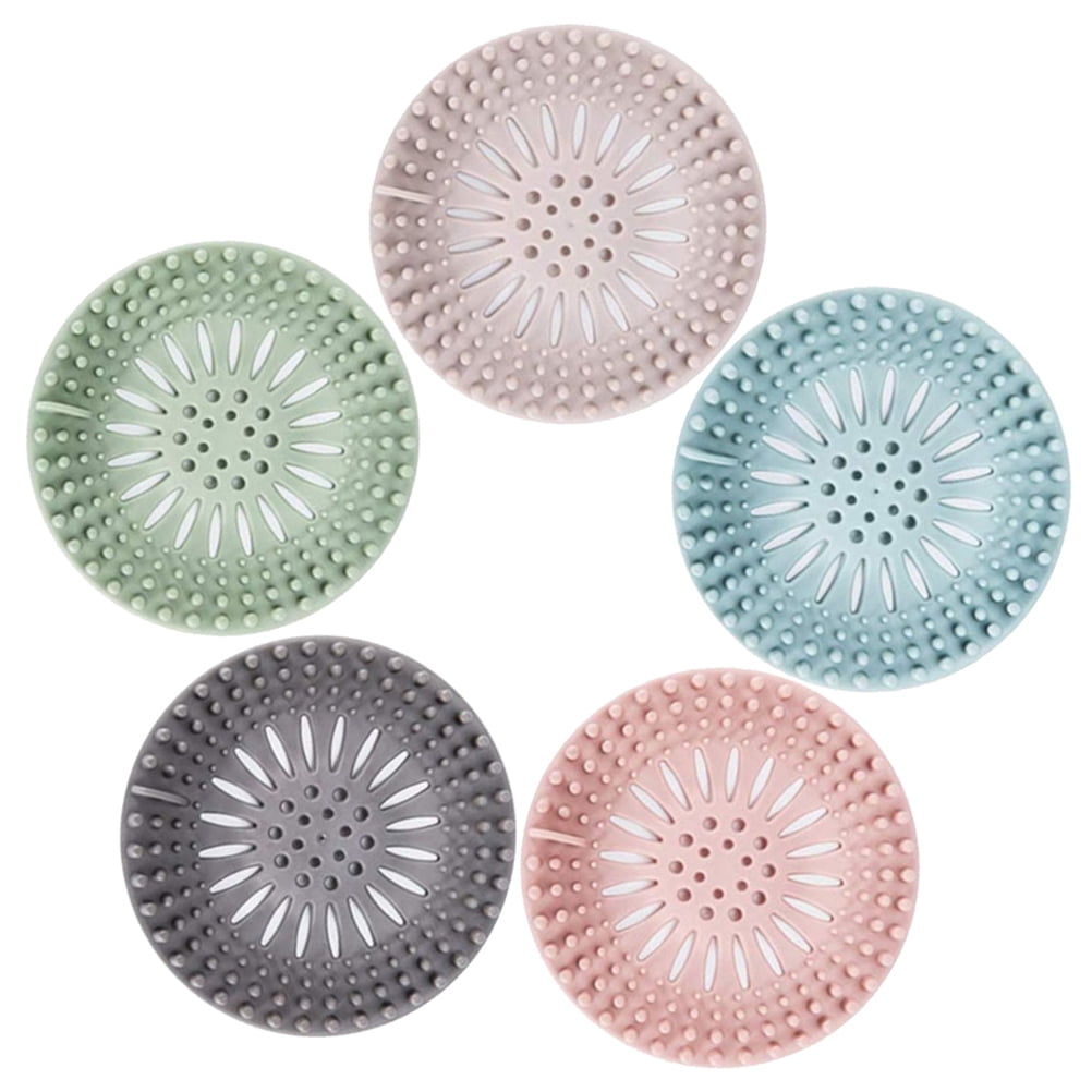 Drain Silicone Hair Bathtub Stopper Shower Catcher Cover Sink Floor ...
