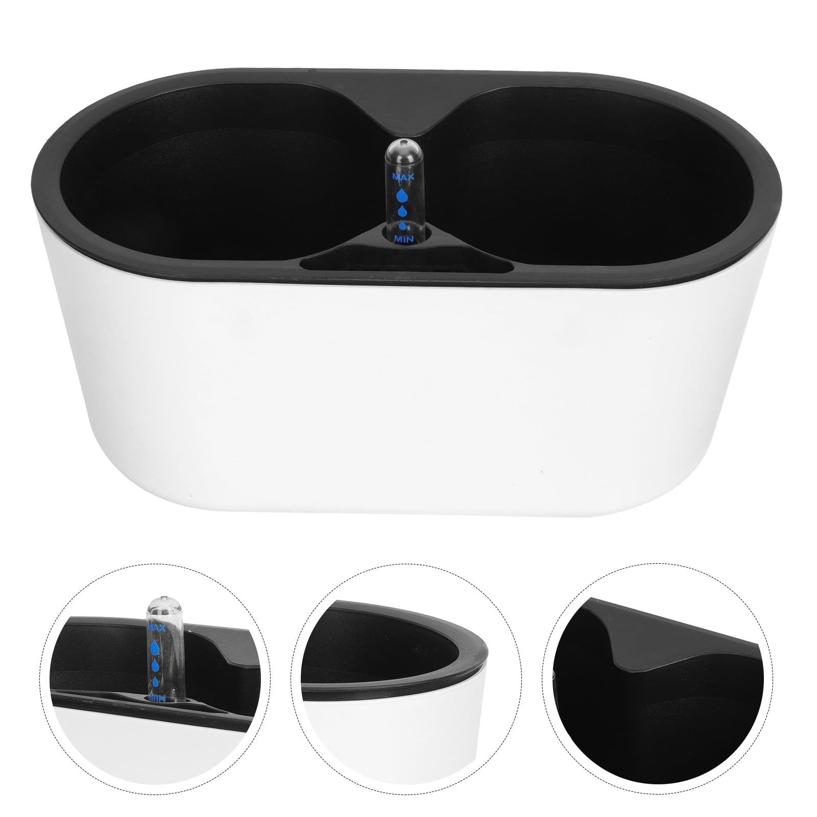 Etereauty Flower Pot,1 Set House Self-Watering Garden Planter Automatic ...
