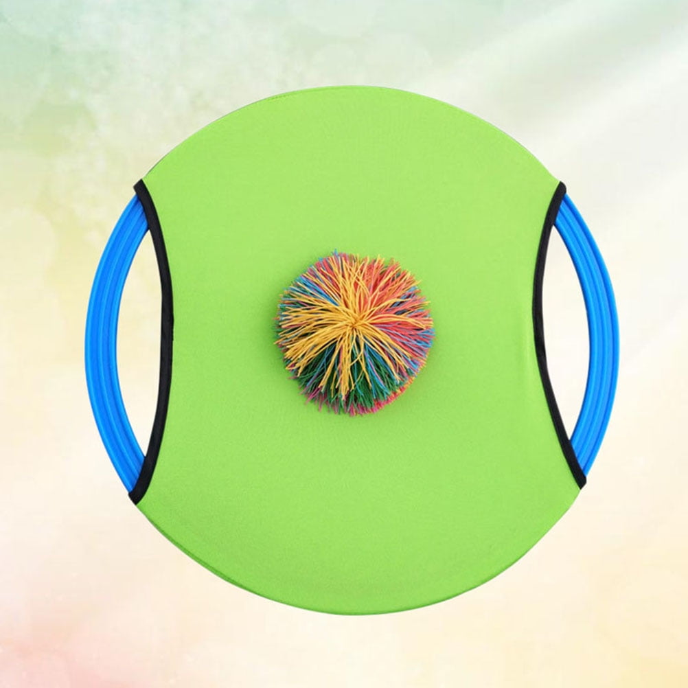 Etereauty Flying Disc Trampoline Paddle and Ball Set Ball Bounce Game ...