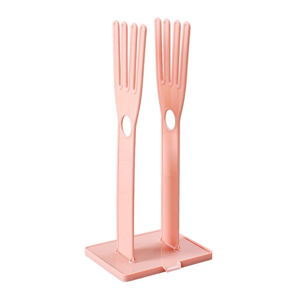 Etereauty Glove Drying Rack,Creative Kitchen Rubber Gloves Rack Drain ...