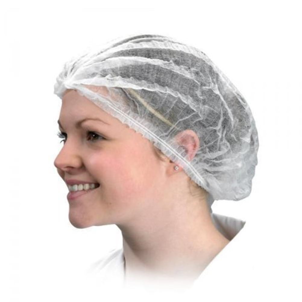 FRCOLOR Breathable Disposable Caps for Comfortable Head Wearing Made of ...