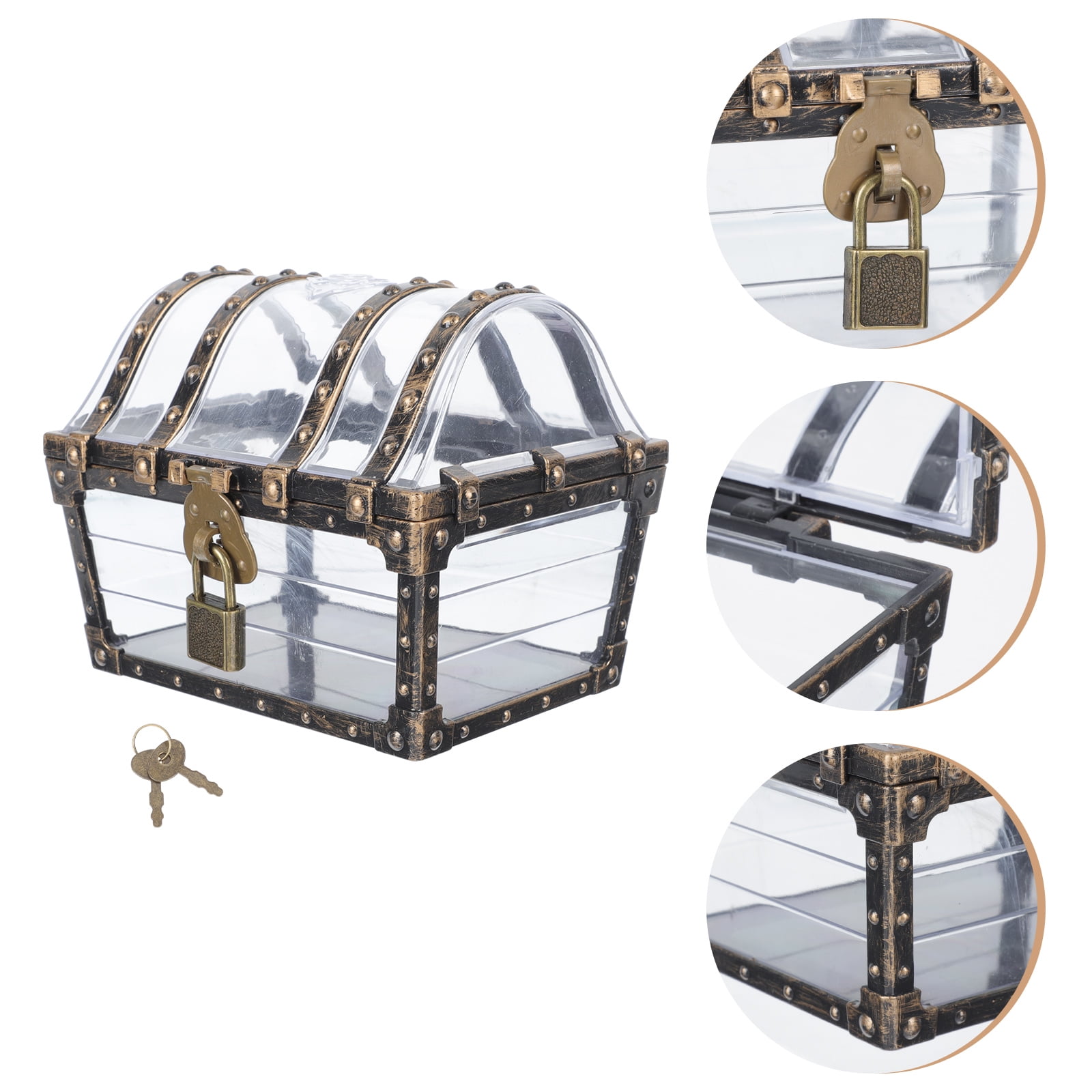 Etereauty Halloween Treasure Boxes,1Pc Pirate Treasure Chest Children'S ... Etereauty Halloween Treasure Boxes,1Pc Pirate Treasure Chest Children'S ...