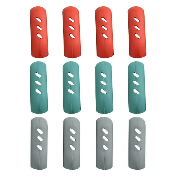 1x Silicone Hot Handle Holder Covers,Assist Pan Pot Handles Cover,Heat ...