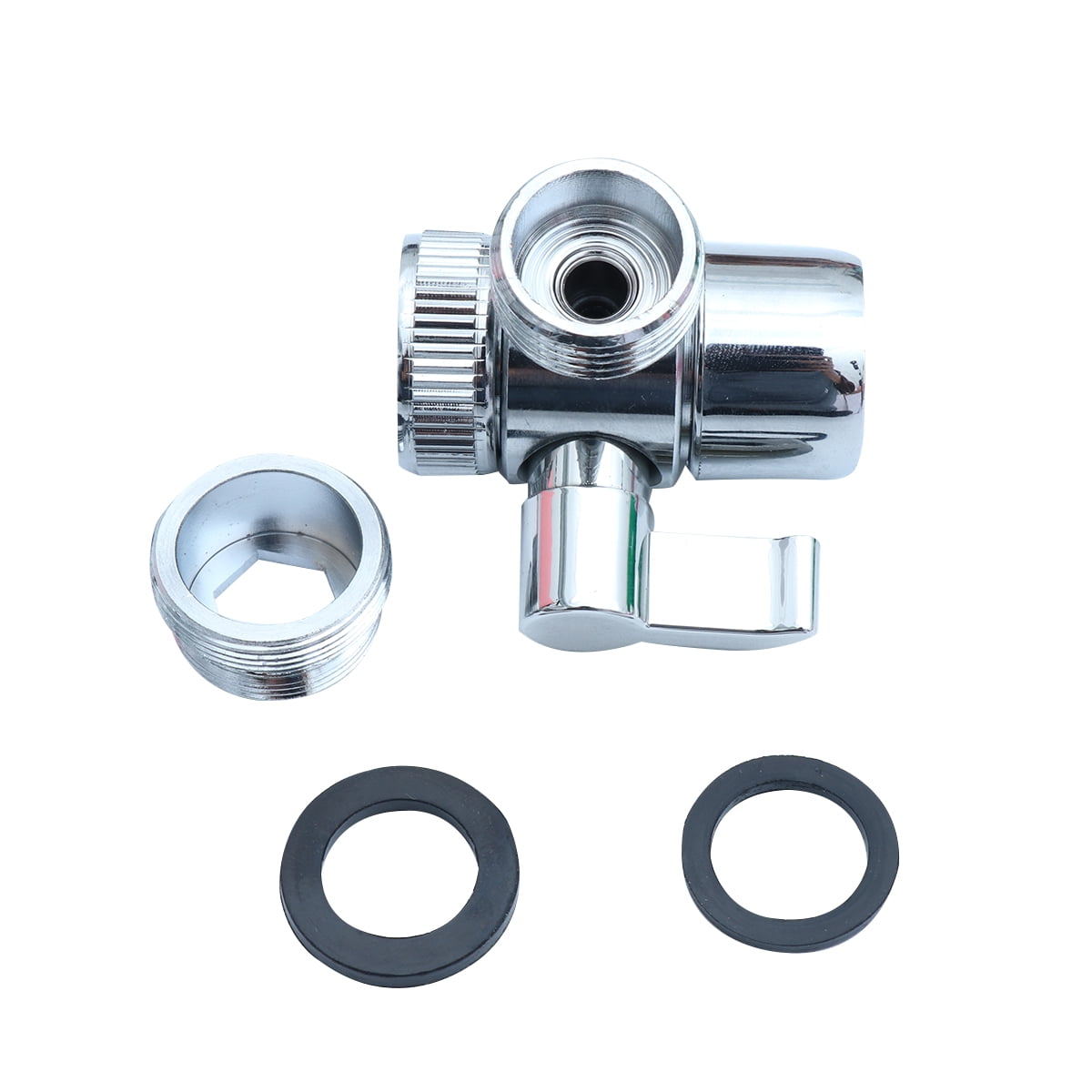 Etereauty Metal Faucet Diverter Faucet Adapter Hose Attachment ...
