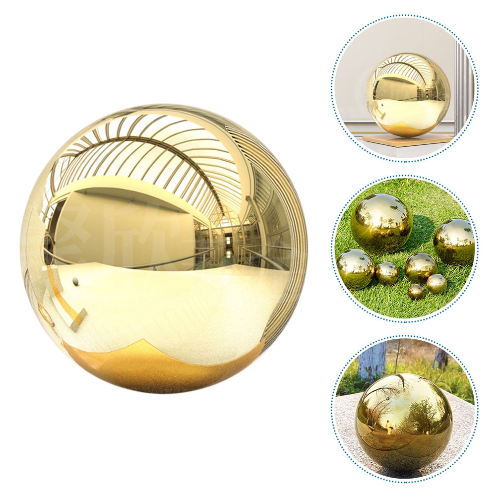 Etereauty Metal Gazing Ball,Stainless Steel Gazing Globe Mirror Ball ...