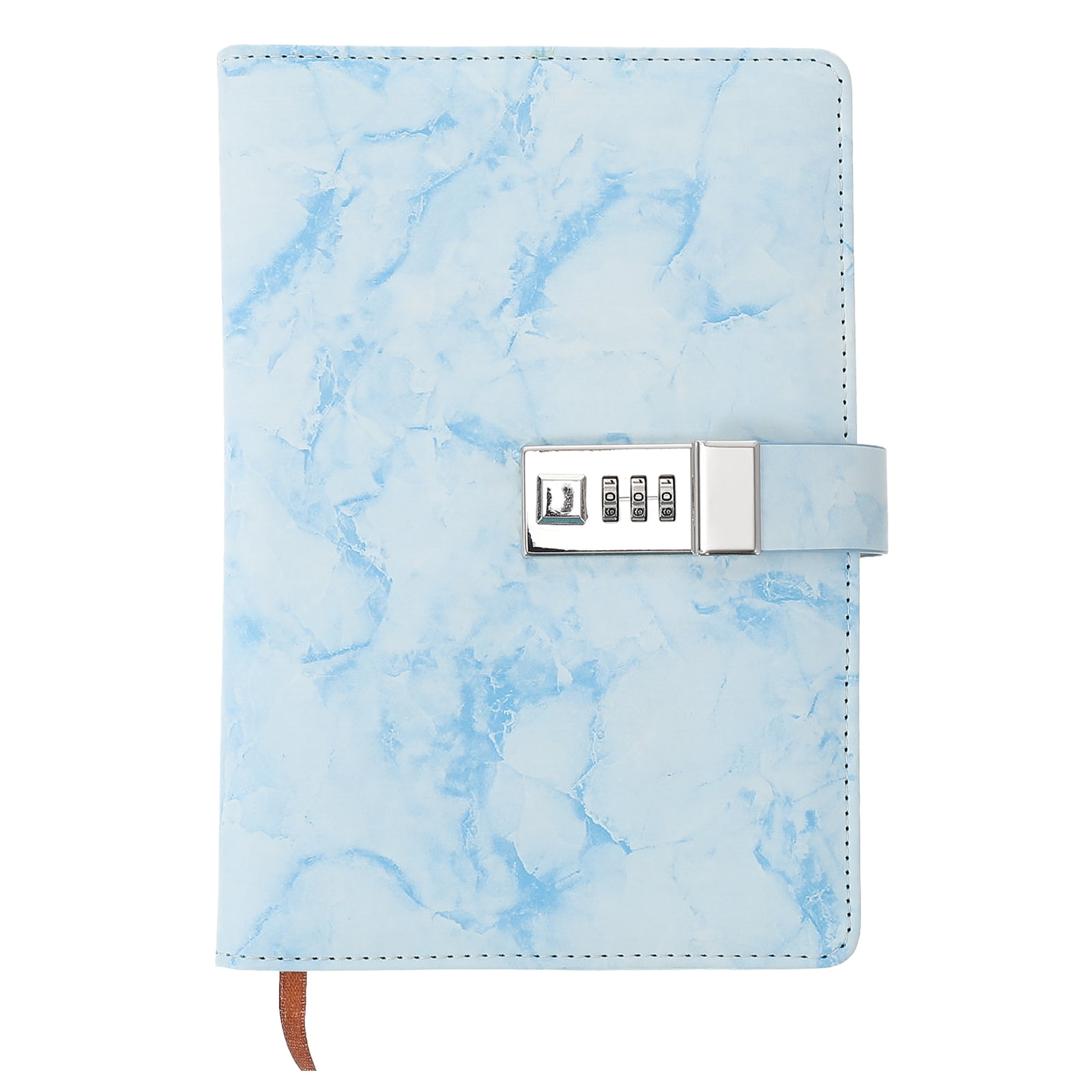 Green PU Lock Diary for Daily Use with Creative Design and Gentle Paper ...