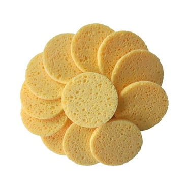 Charleston Roads Compressed Cellulose Facial Cleansing Sponge (Yellow ...