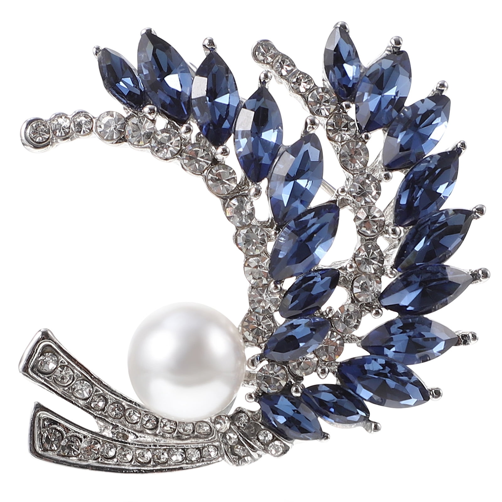 Etereauty Pin Brooch Enamel Lapel Rhinestone Brooch Crystal Badge ...