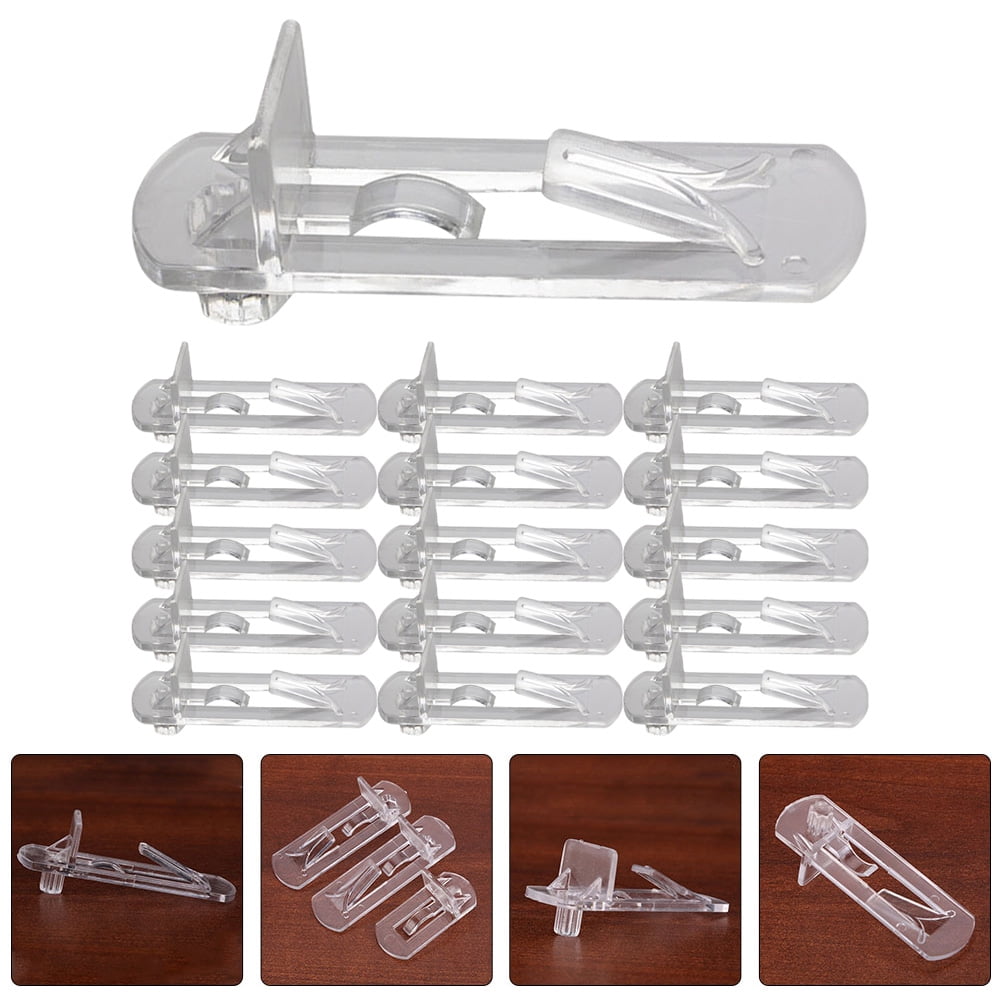 Etereauty Shelf Pin,30Pcs Shelf Support Pegs Locking Cabinet Shelf ...