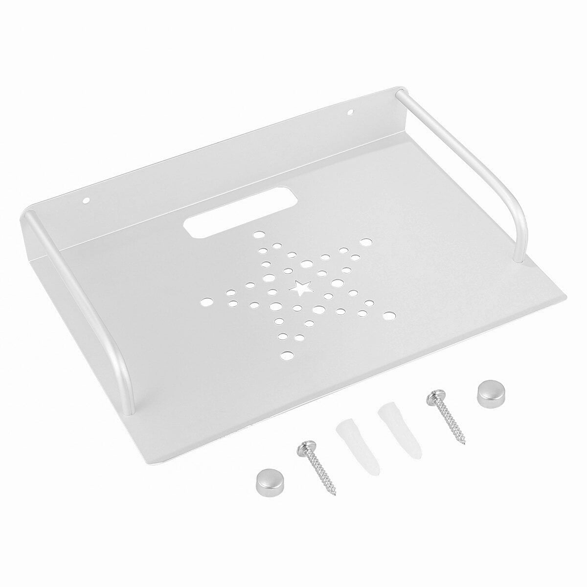 WRISTBIQUE White Stb Box Stand Holder Space Saving Simple Style Wall ...