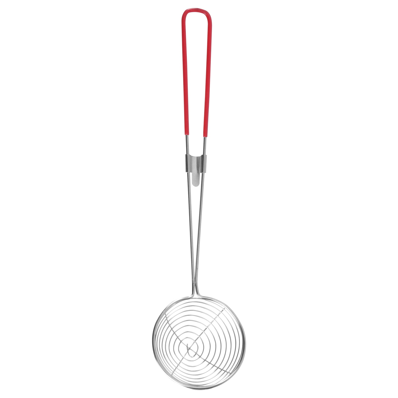 Etereauty Strainer Stainless Skimmer Steel Spoon Spider Handle Wire ...