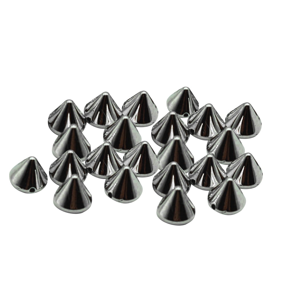 Etereauty Studs Punk Cone Spike Rivets Bead Rivet Spacer Beads ...