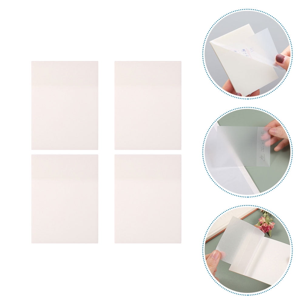 Etereauty Tearable Memo Stickers,200 Sheets Clear Sticky Notes Tearable ...