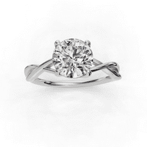 Eterna Jewel Oval Cut 1.6 Ct Lab Created Diamond Engagement Ring - 14K ...