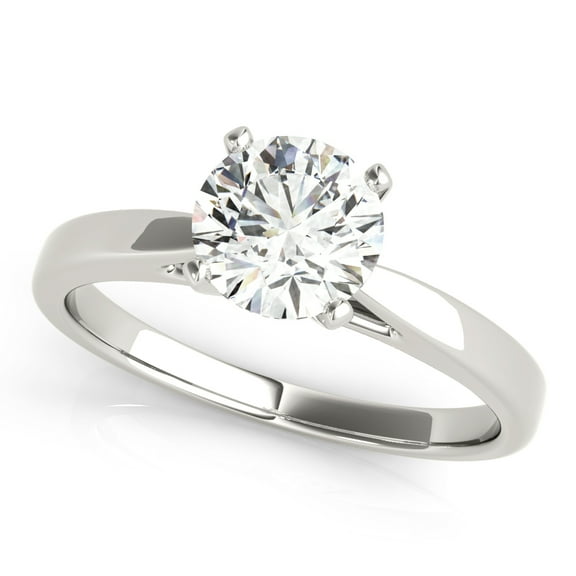 Eterna Jewel 14K White Gold Over 1.8 Ct Bypass Engagement Ring ...