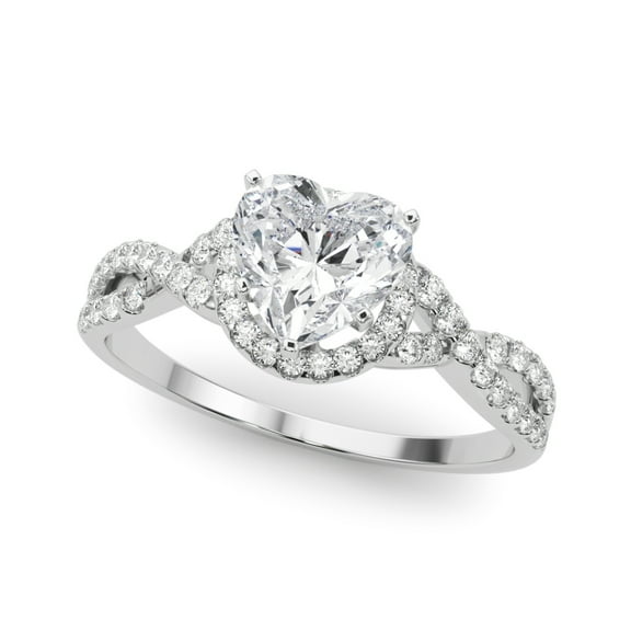 Eterna Jewel 1.69 Ct Oval Engagement Ring for Women - Lab Created ...