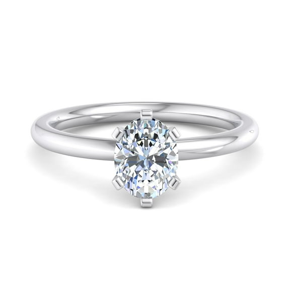 Eterna Jewel 1.6 Ct Heart Cut Lab Created Diamond Engagement Ring ...