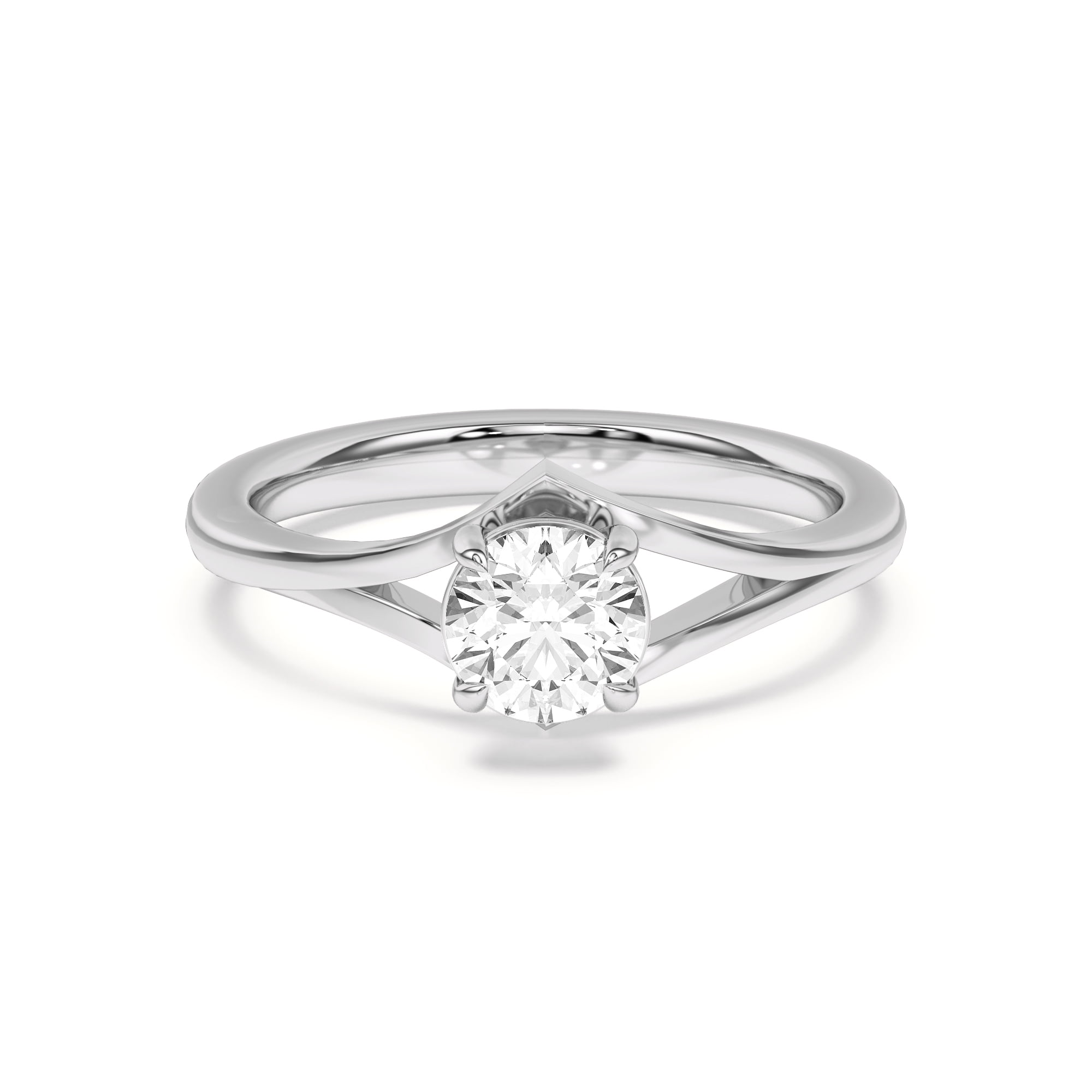 Eterna Jewel 1.6 Ct Round Cut Diamond Wedding Engagement Ring for Women ...