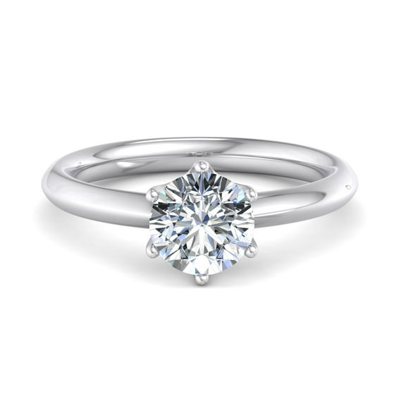 Eterna Jewel 1.8 Ct Oval Cut Lab Created Diamond Solitaire Engagement ...