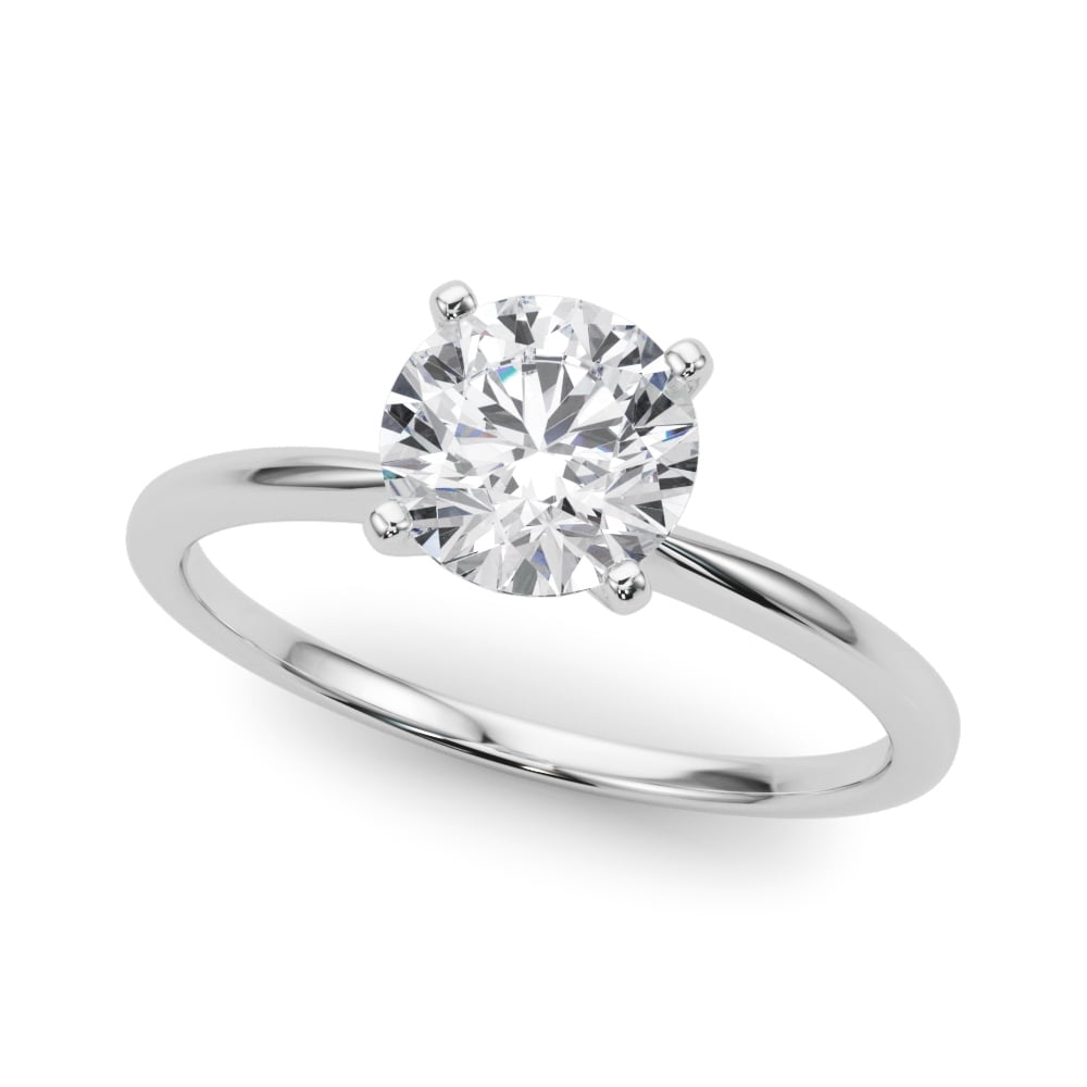 Eterna Jewel 1.69 Ct Round Cut Lab Created Diamond Ring - Elegant Wedding Solitaire Engagement ...