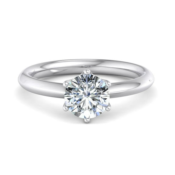 Eterna Jewel 1.69 Ct Round Cut Lab Created Diamond Wedding Anniversary ...