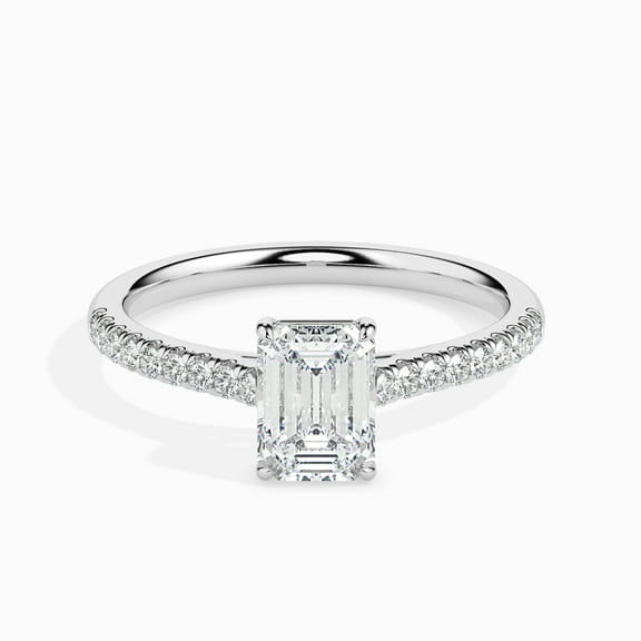 Eterna Jewel 1.69 Ct Cushion Cut Lab Created Diamond Engagement Ring ...