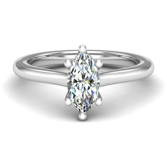 Eterna Jewel 1.7 Ct Lab Created Diamond Engagement Ring - Radiant Cut ...