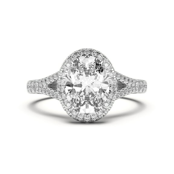 Eterna Jewel 1.37 Ct Round Cut Lab Created Diamond Engagement Ring ...