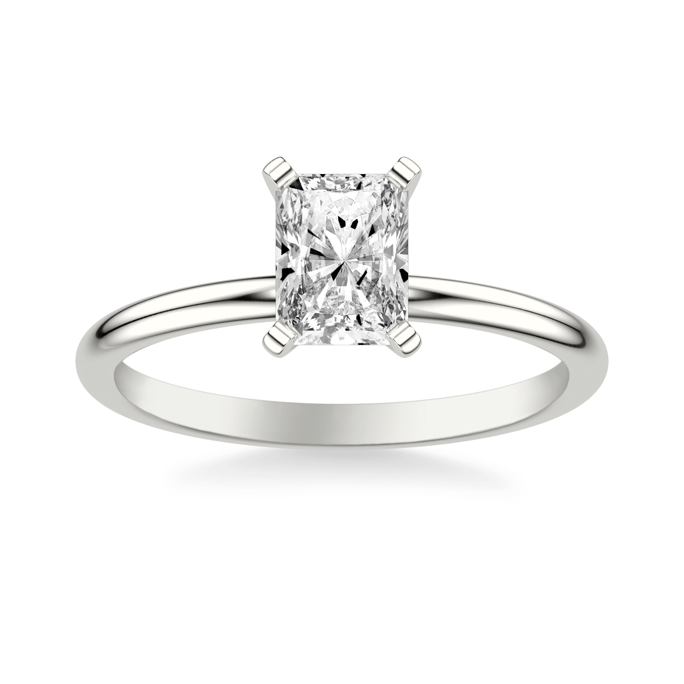Eterna Jewel 1.7 Ct Radiant Cut Lab Created Diamond Solitaire ...