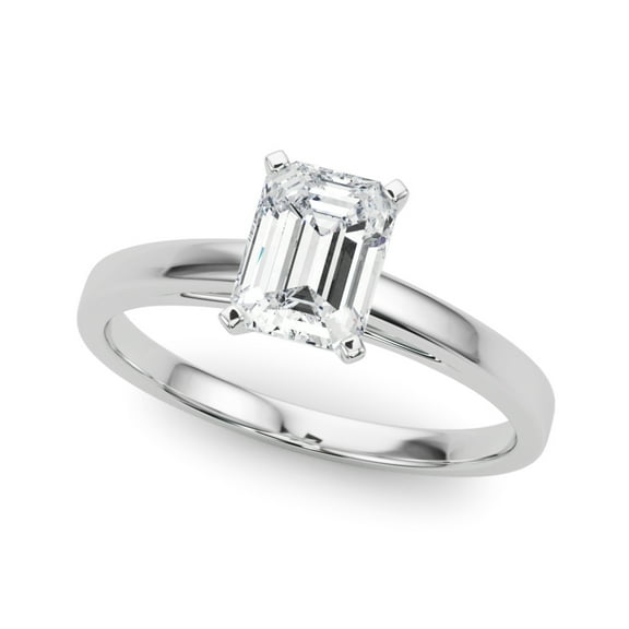 Eterna Jewel Simple 1.58 Ct Pear Cut Lab Created Diamond Engagement ...