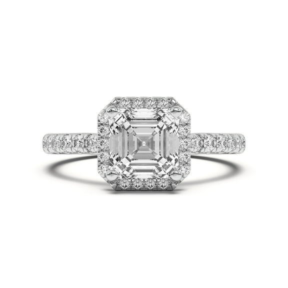 Eterna Jewel 1.5 Ct Heart Cut Lab Created Diamond Engagement Ring - 14K ...