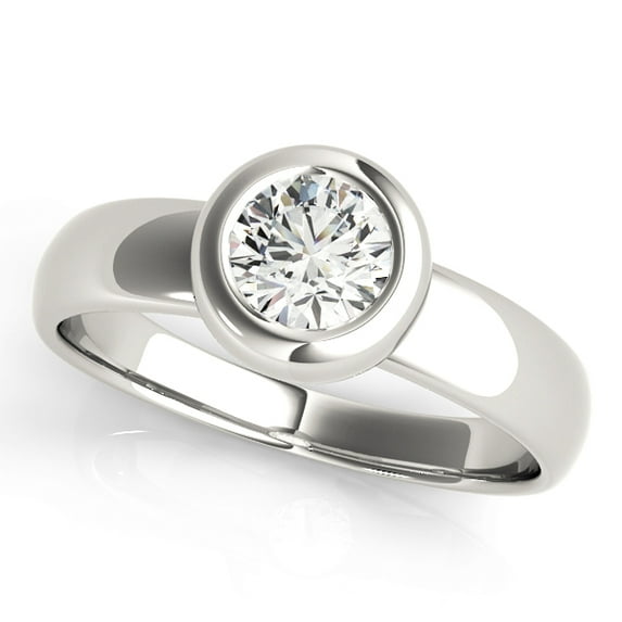 Eterna Jewel 14K White Gold Over Ring - 1.6 Ct Round Cut Lab Created ...