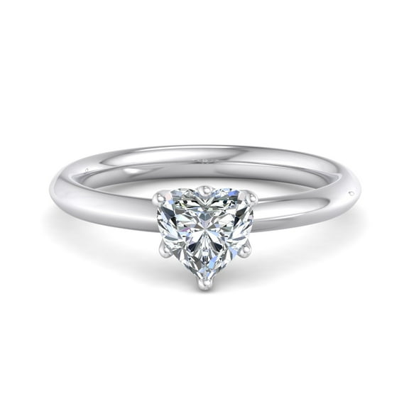 Eterna Jewel Simple 1.58 Ct Pear Cut Lab Created Diamond Engagement ...