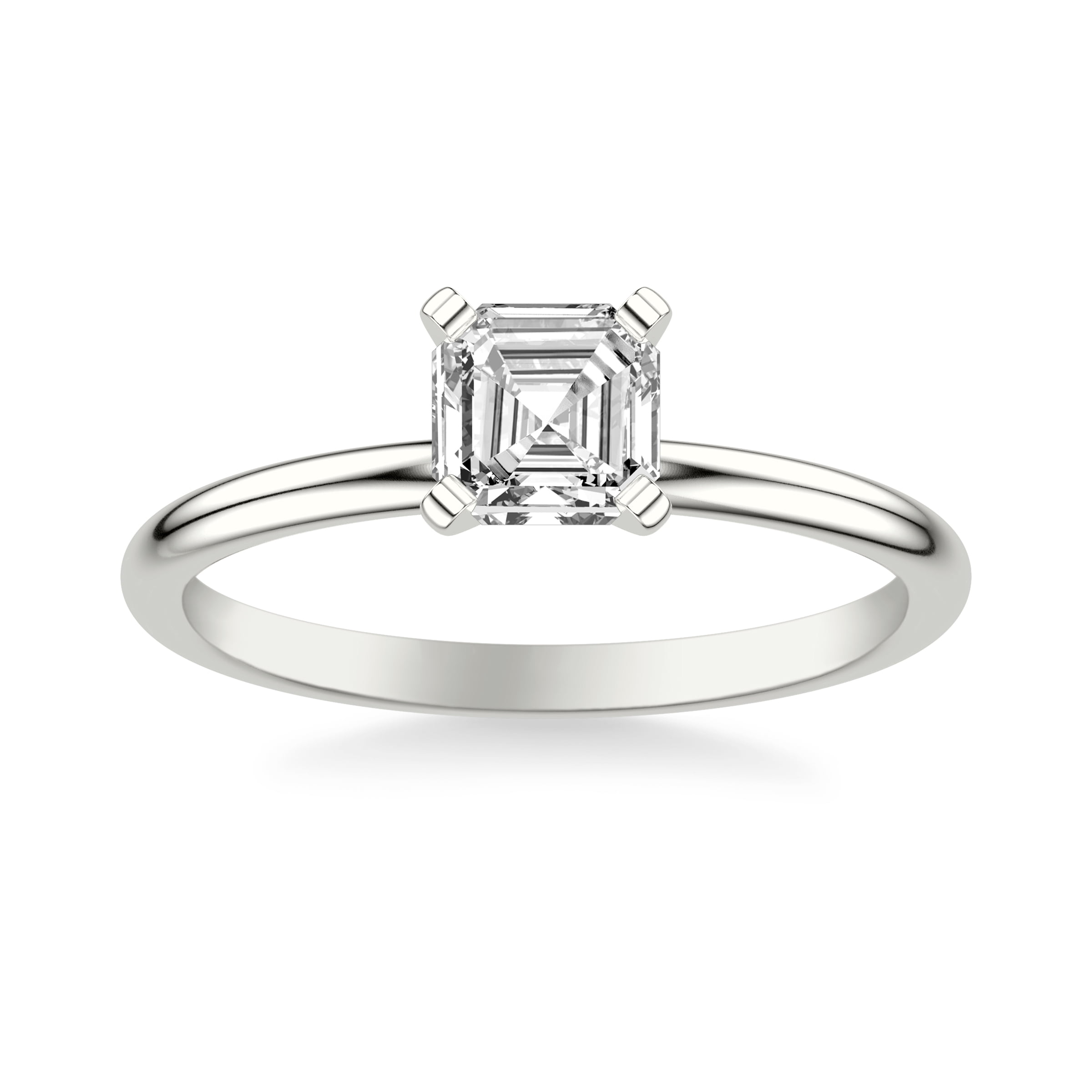 Eterna Jewel Diamond Wedding Ring for Women's - 1.5 Ct Asscher Cut Lab ...