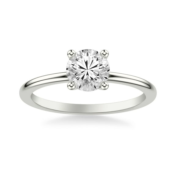 Eterna Jewel 1.7 Ct Emerald Cut Lab Created Diamond Engagement Ring ...