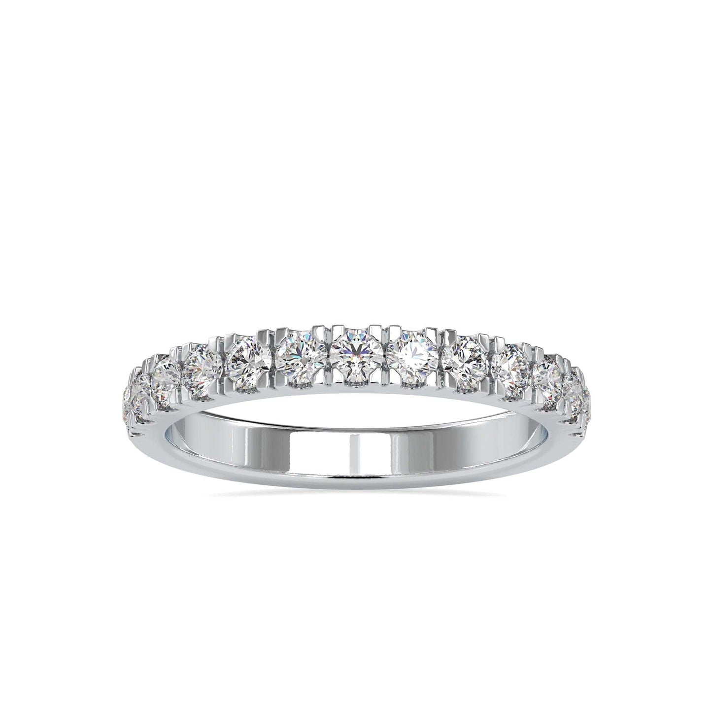 Eterna Jewel Women's 1.58 Ct Round Cut Minimal Engagement Band - Lab ...