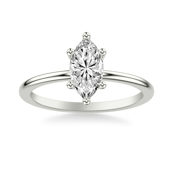 Eterna Jewel Diamond Wedding Ring for Women's - 1.5 Ct Asscher Cut Lab ...