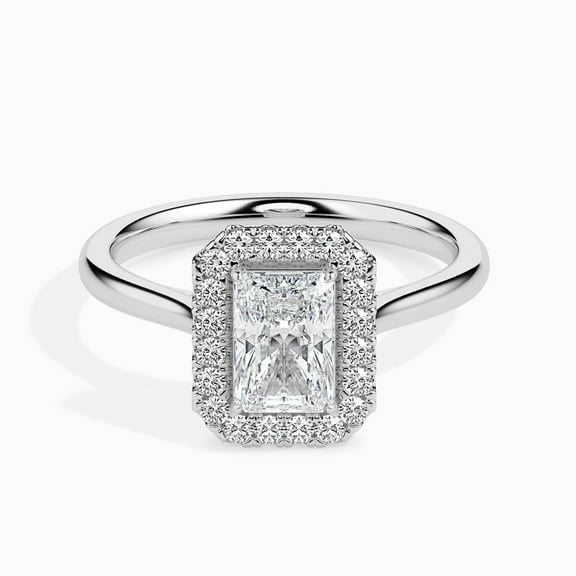 Eterna Jewel Simple 1.5 Ct Pear Cut Lab Created Diamond Engagement Ring ...